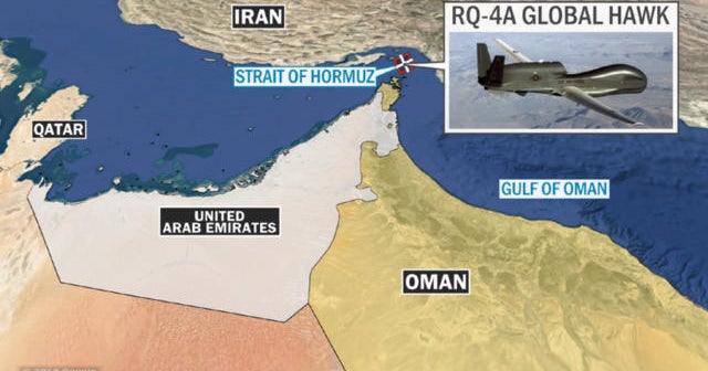 Iran shoots down U.S. military drone over Strait of Hormuz - CBS News