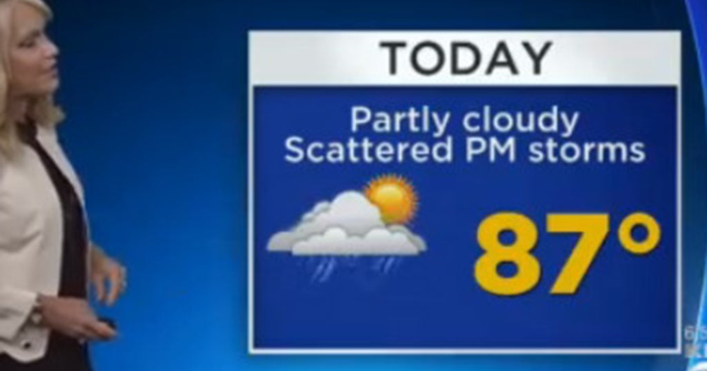 Weather: Muggy With Showers And Thunderstorms Returning - CBS Pittsburgh