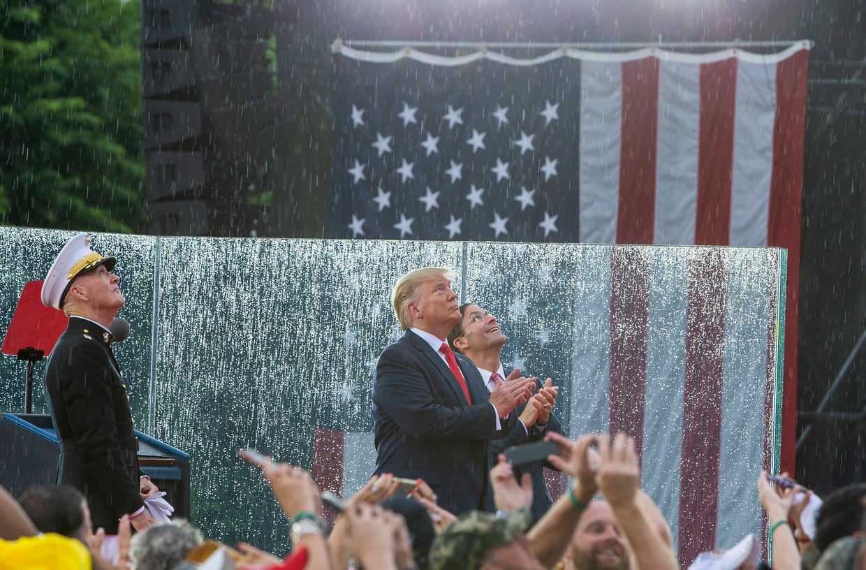 President Trump Emphasizes US Military Might At 'Salute to America ...