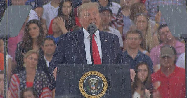 Trump speaks at "Salute to America" event in Washington - CBS News