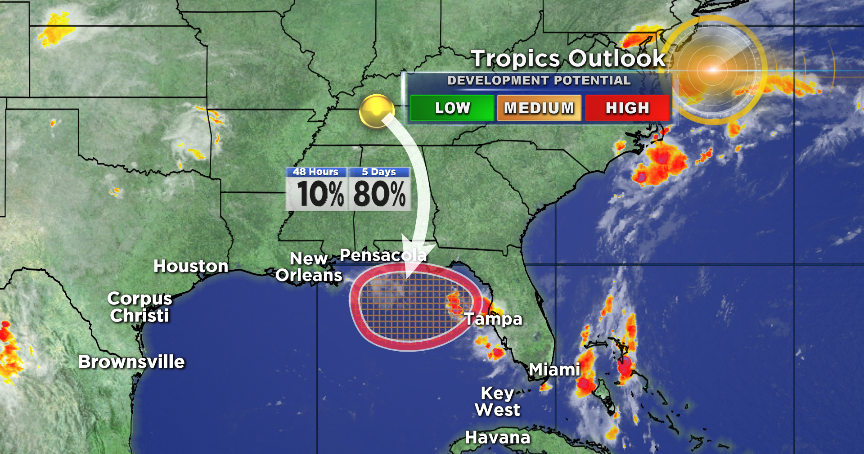 National Hurricane Center Says Tropical Depression Likely In Gulf By ...