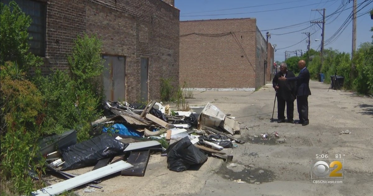 City Removes Pile Of Garbage By South Side Church Following CBS 2 ...