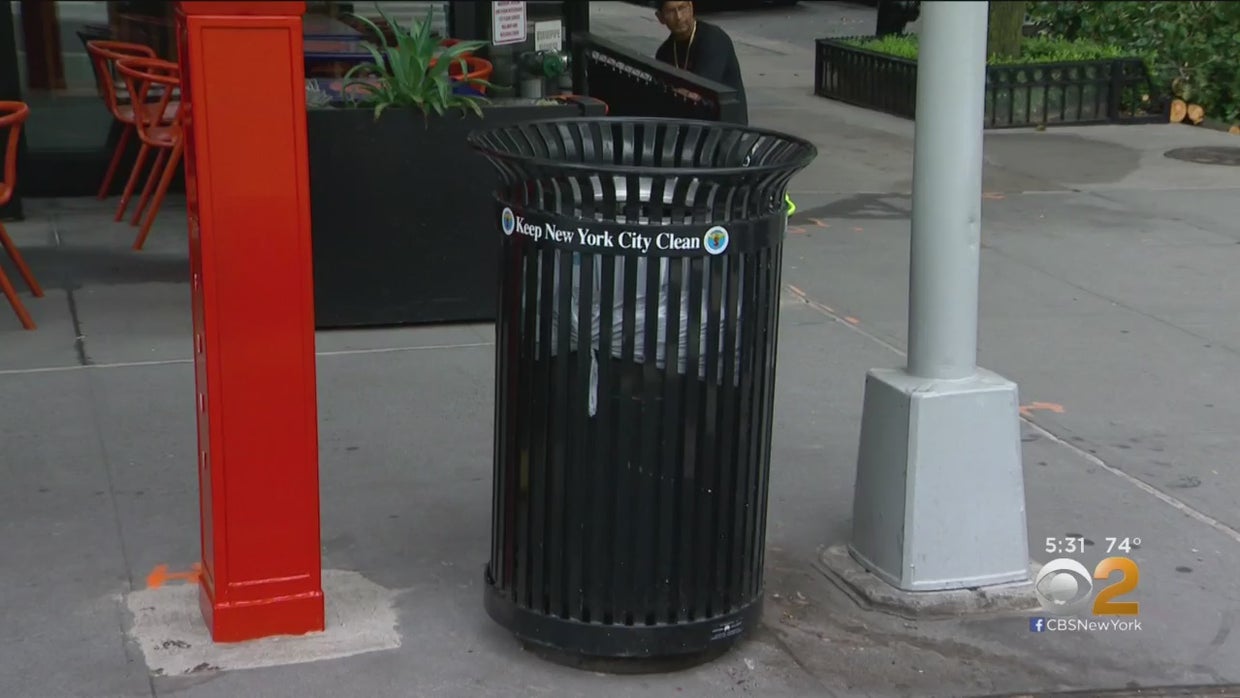 NYC Wants You To Recycle, So Where Are All The Recycling Bins? - CBS ...