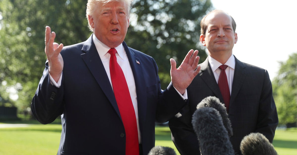 Acosta resigns: Alexander Acosta, U.S. Labor Secretary, resigned today ...