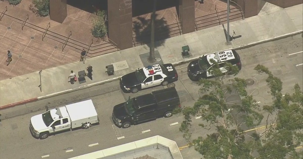 Drone Lands On Office Building In Downtown LA; Bomb Squad On Scene ...