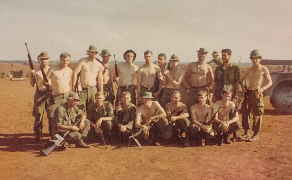 Vietnam veterans honor a fallen soldier 50 years later - CBS News