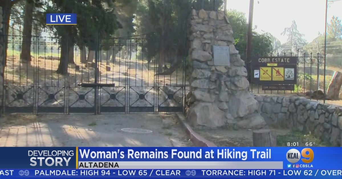 Woman's Remains Found Near Altadena Hiking Trail - CBS Los Angeles