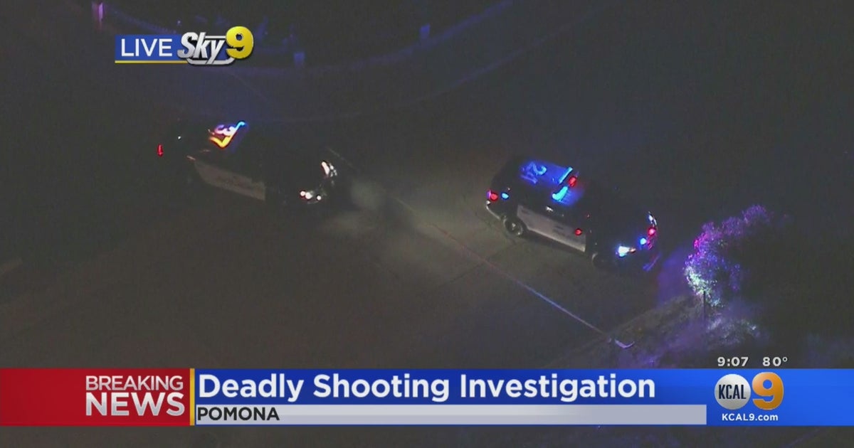 Deadly Shooting Reported In Pomona - CBS Los Angeles