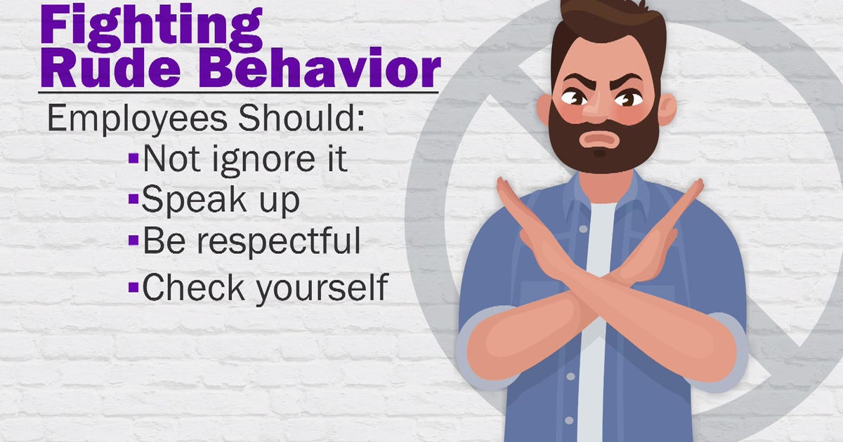 What managers should do about rudeness in the workplace - CBS News