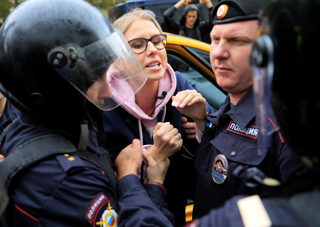 Moscow protests today: Lyubov Sobol among hundreds detained at election ...