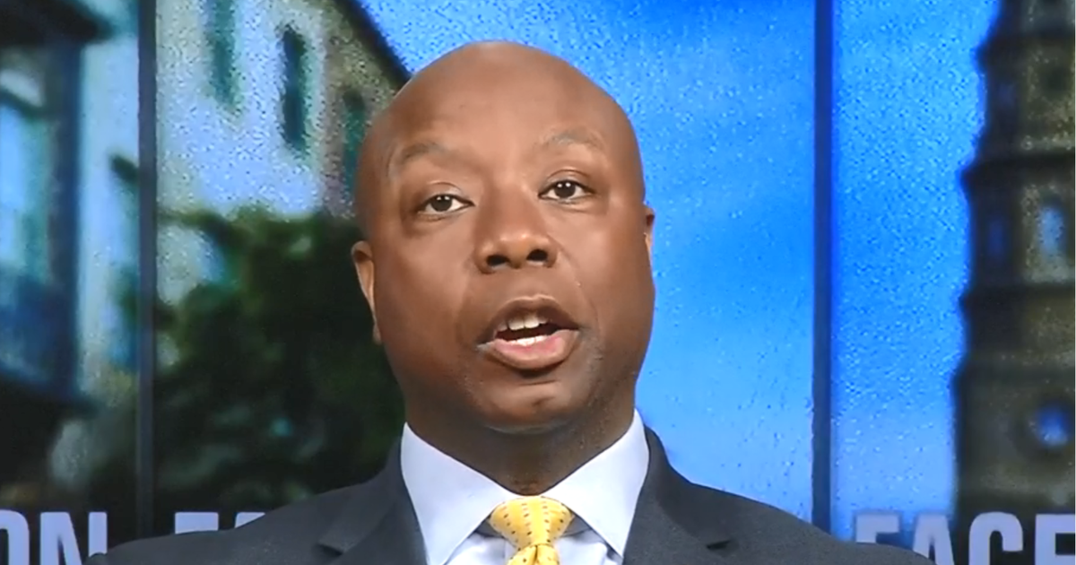 Tim Scott, sole black GOP senator, warns against "politicizing" mass ...