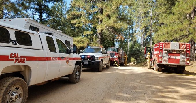 Structure Fire Sparks 5-Acre Vegetation Fire Near Colfax - CBS Sacramento