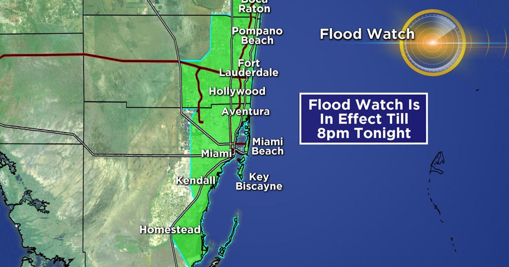 Miami Weather: South Florida Under Flood Watch Through Thursday Evening ...