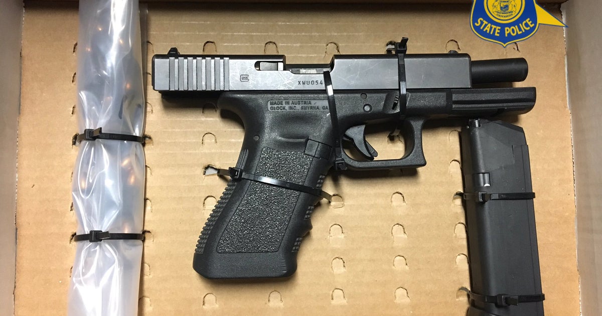 MSP Find Stolen Firearm, Arrest Detroit Man During Traffic Stop - CBS ...