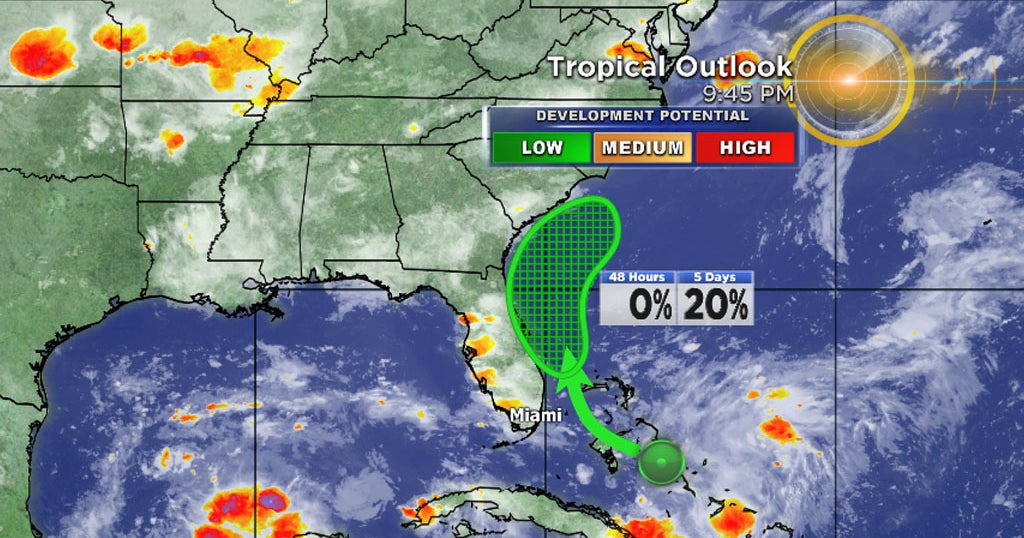 Miami Weather: Tropical Disturbance Will Increase Rain Chance Through ...