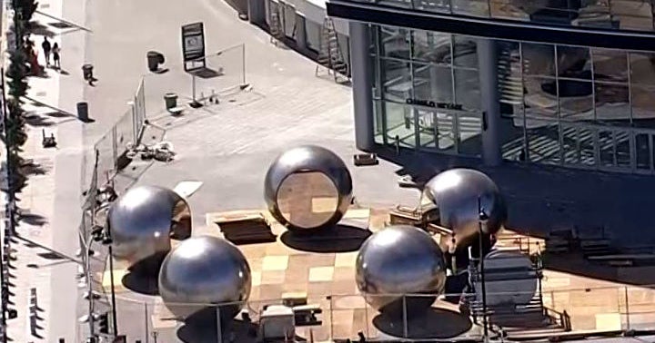 Chase Center Set To Unveil Its Unique 'Seeing Spheres' Art Work - CBS ...