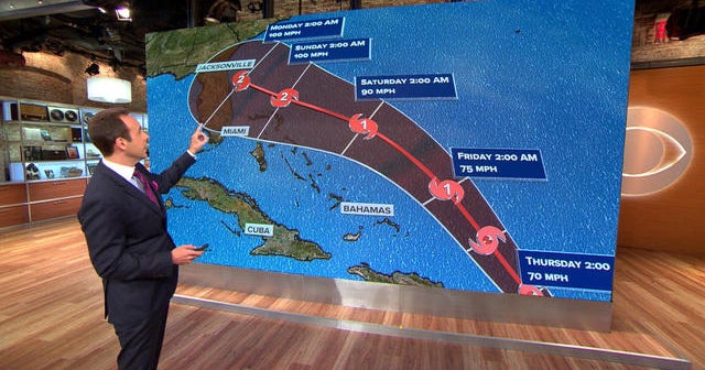 Dorian could strike Florida as a Category 3 storm - CBS News