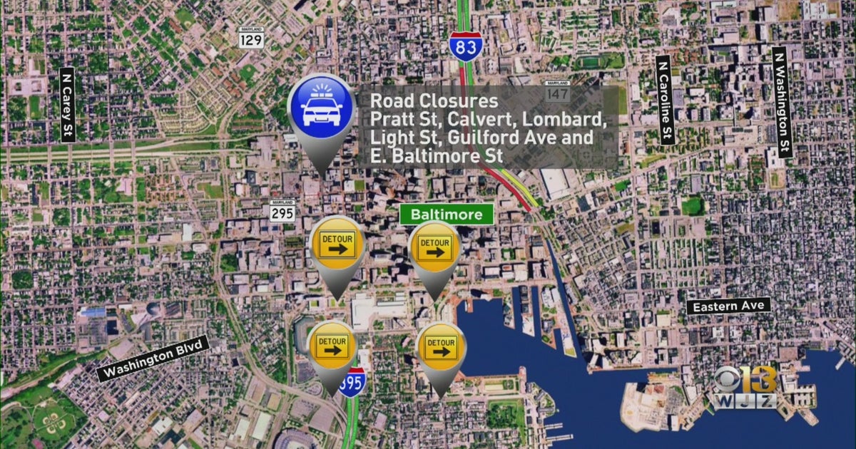 TRAFFIC ALERT | Routes To Avoid Baltimore Police Activity In Downtown's ...
