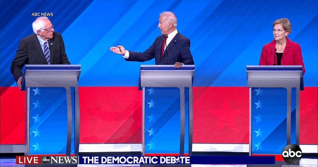 Center And Left Wing Democrats Face Off In Third Debate Cbs News
