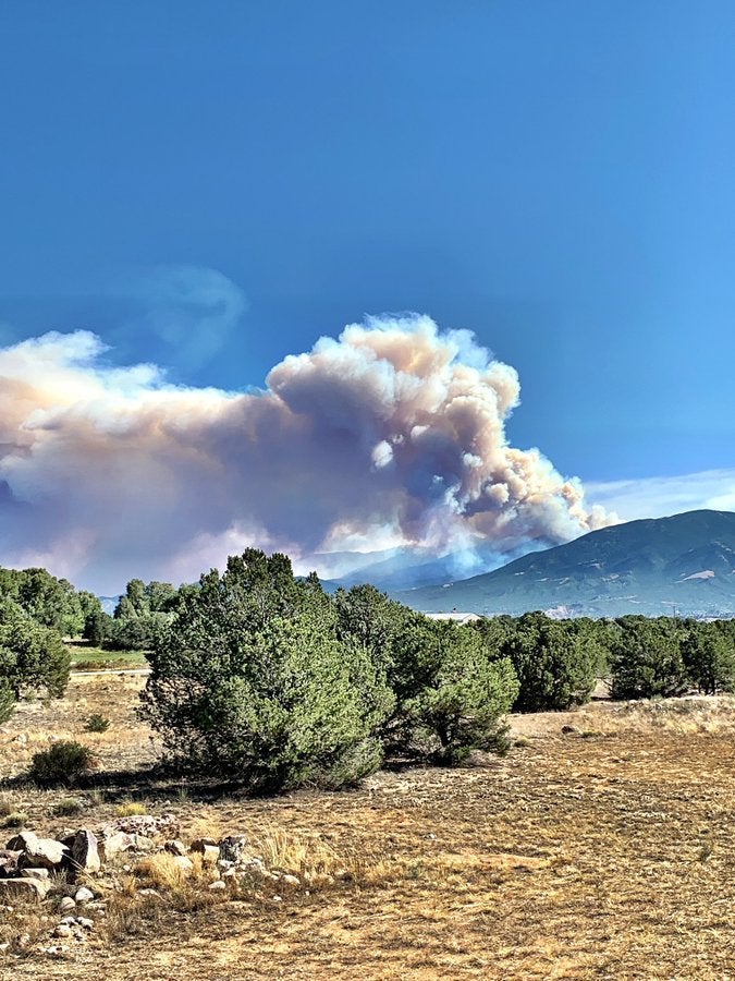 Decker Fire Grows To 937+ Acres Over The Weekend - CBS Colorado