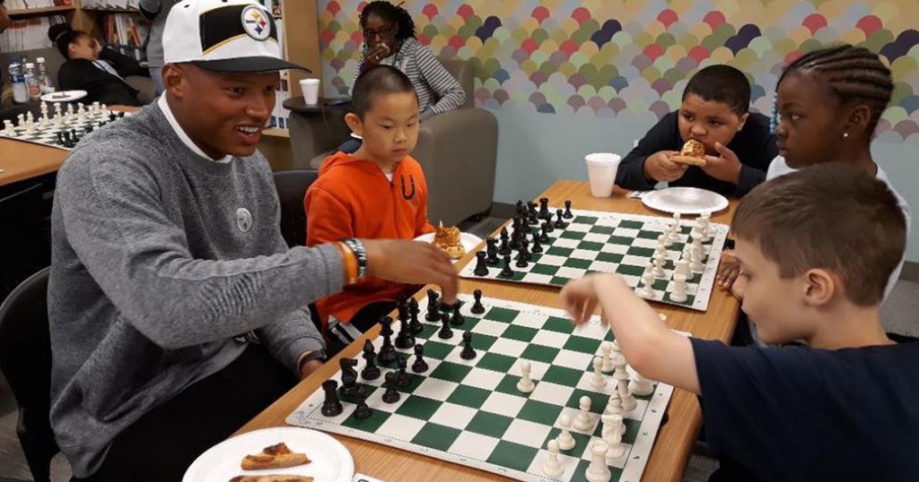 Josh Dobbs Makes Special Visit To Local Kids' Chess Club - CBS Pittsburgh