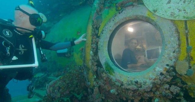 Studying climate change under the sea - CBS News