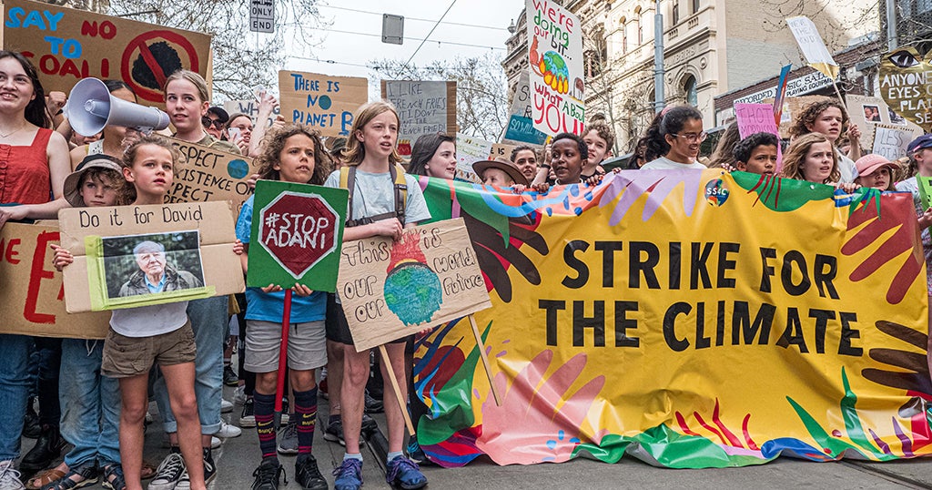 Students Around The World March To Address Climate Change