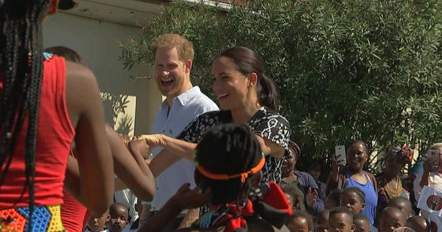 Prince Harry and Meghan Markle kick off trip to South Africa - CBS News