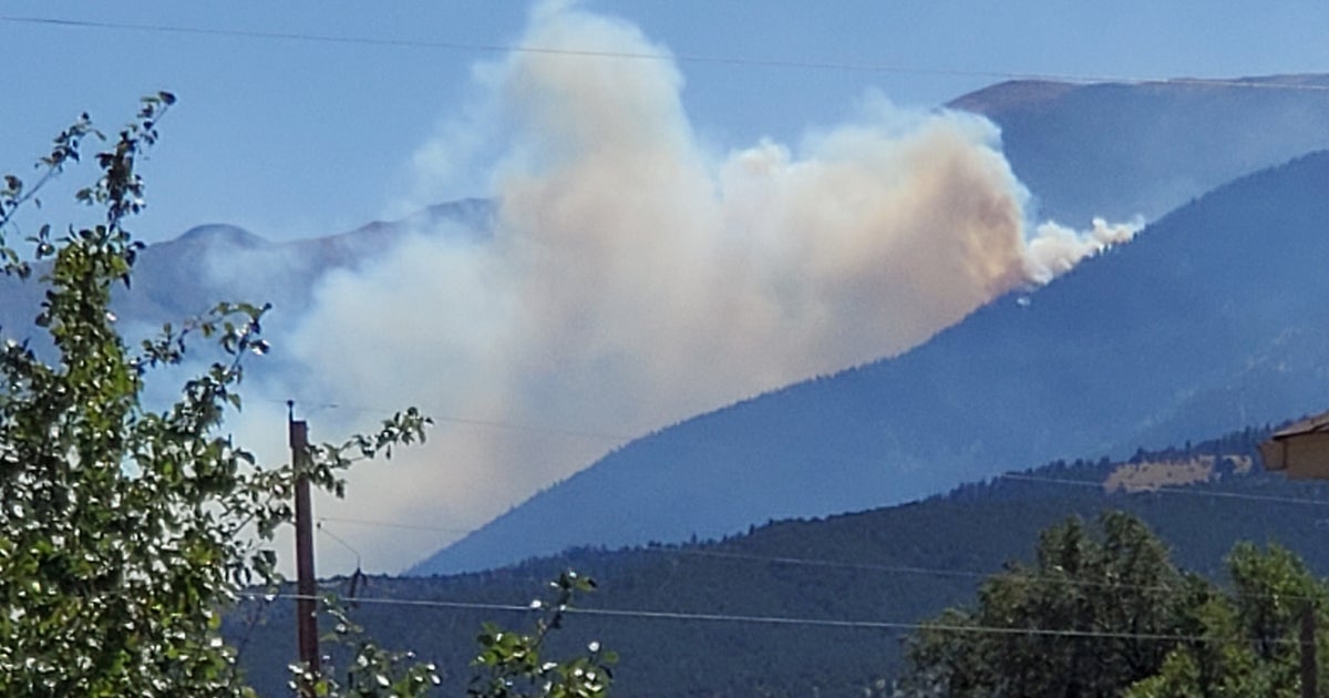 Decker Fire Near Salida Grows To 1,015 Acres - CBS Colorado