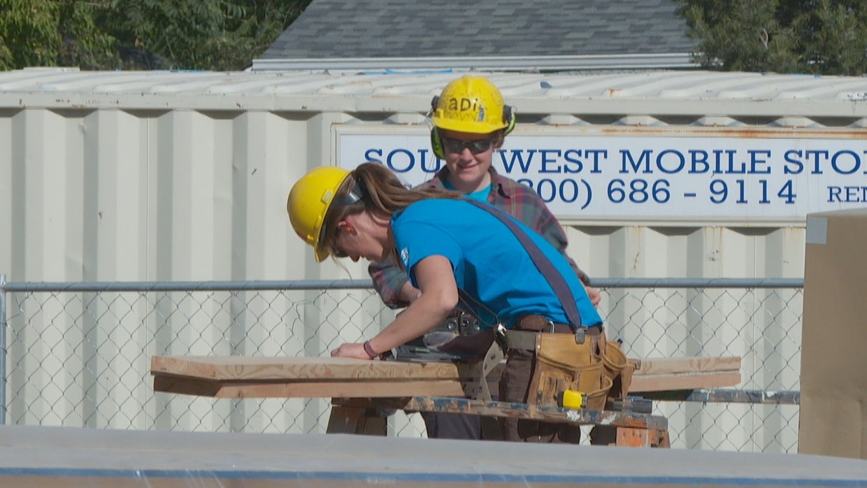 Hundreds Of Women Build Homes With Habitat For Humanity - CBS Colorado