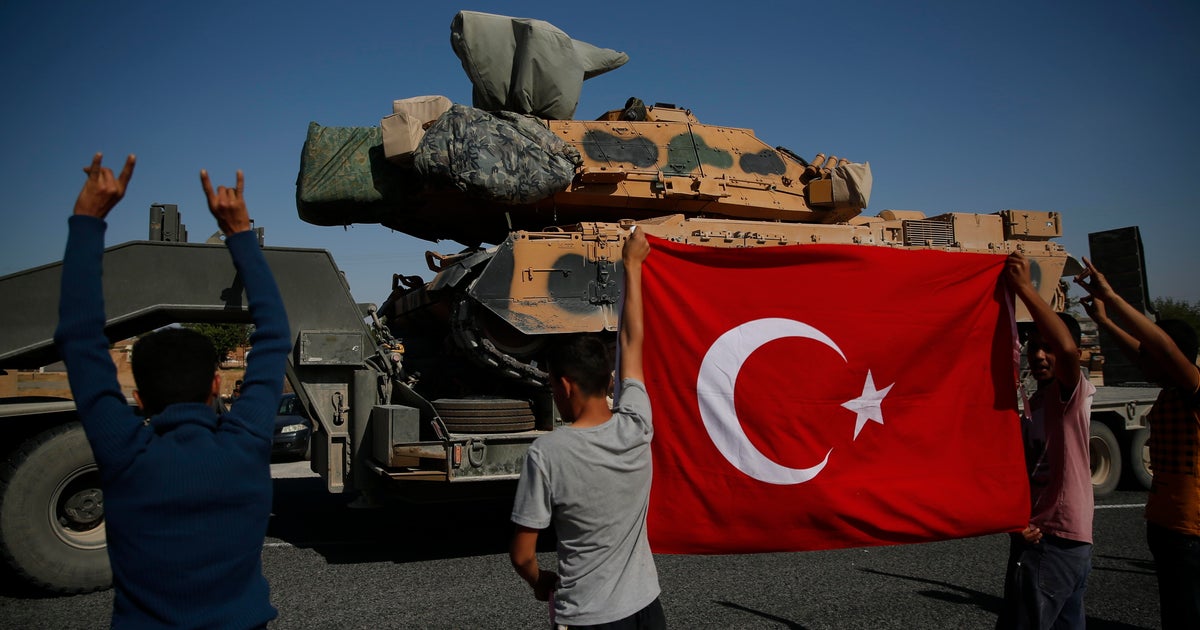 Turkish Syria assault: Forces capture key border town as troops push ...