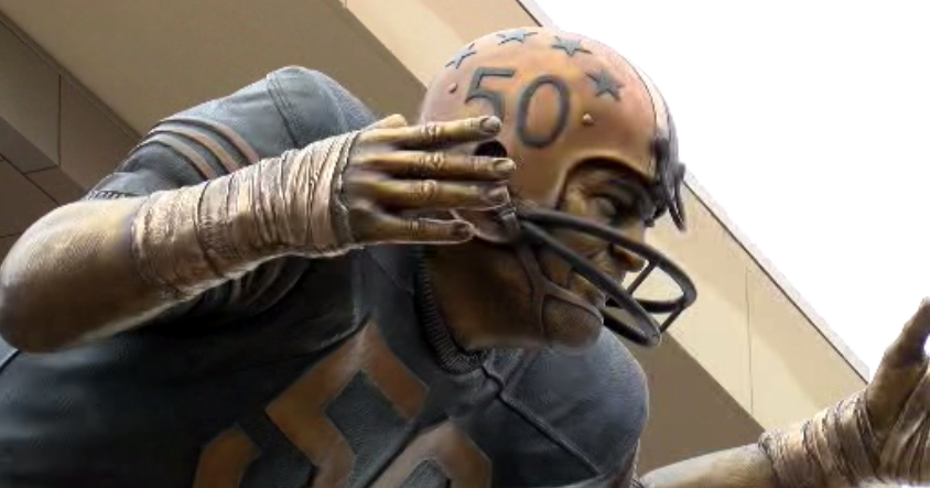 Dick Butkus Honored With 12-Foot-Tall Statue At University Of Illinois ...
