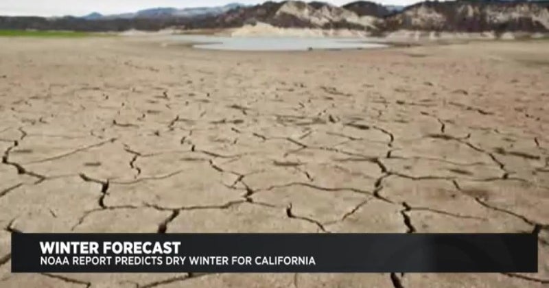 NOAA Report Predicts Dry, Warm Winter For California - CBS Los Angeles
