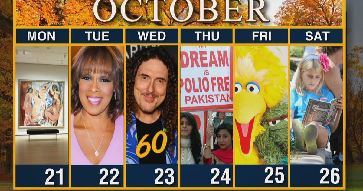 Calendar: Week of October 21 - CBS News