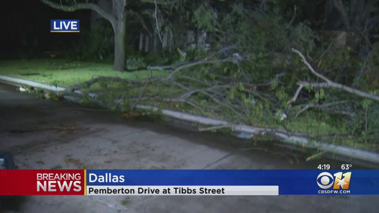 DFW Weather: Tornado Touches Down, Leaves Damage Across Dallas - CBS Texas