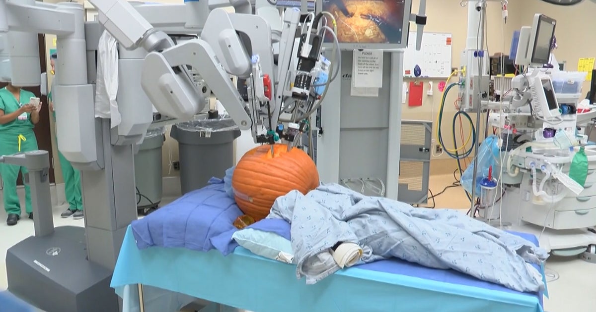 How Doctors Are Using Pumpkins To Help Advance Robotic Surgery - CBS ...