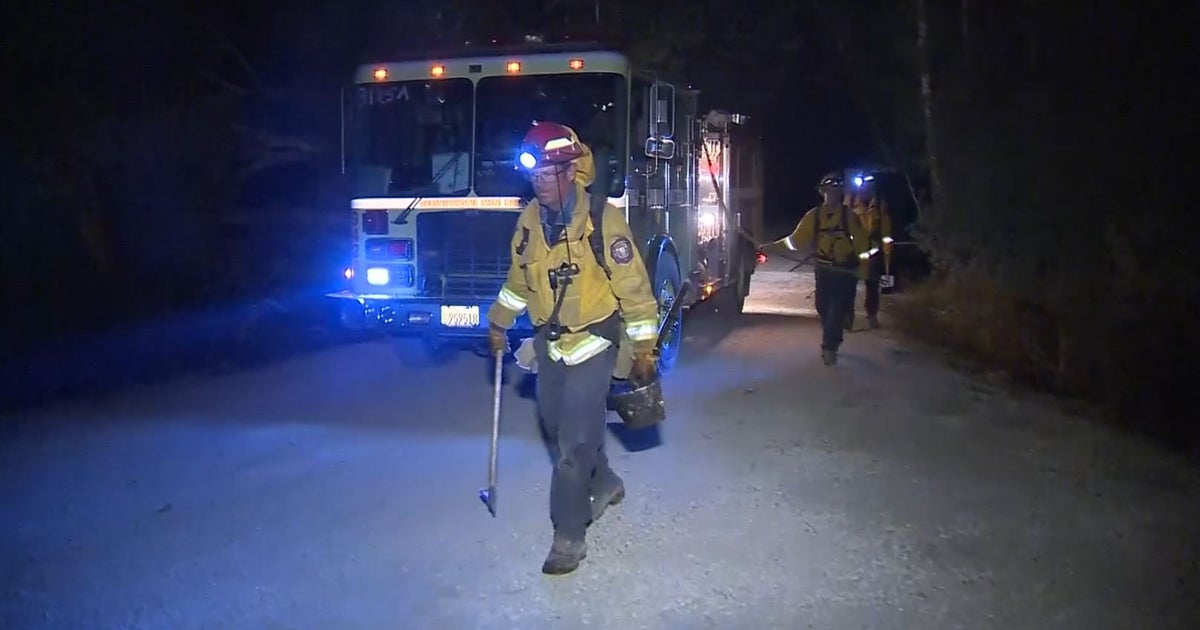 Father, Son Work Side-By-Side On Kincade Fire 24-Hour Strike Team - CBS ...