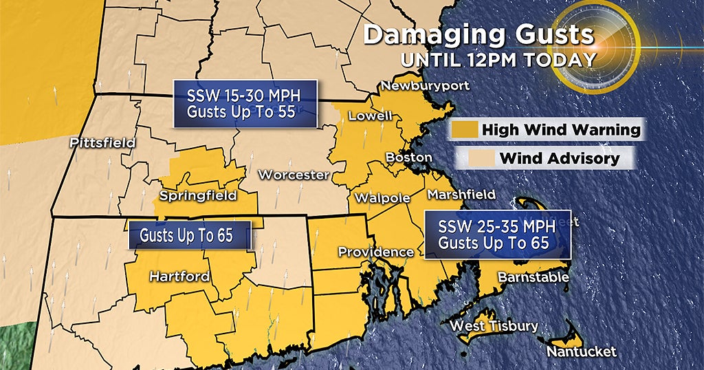 Rain And Wind Will Clear Out, But Temperatures Will Drop - CBS Boston
