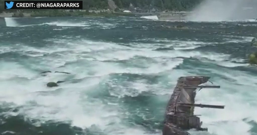 SEE IT: Ancient Ship Stuck Above Niagara Falls For 101 Years Knocked ...