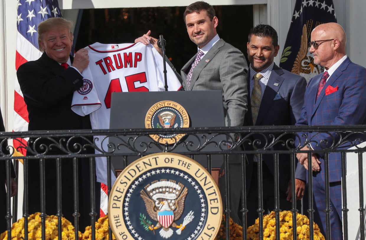 Washington Nationals White House ceremony: President Trump hosted World ...