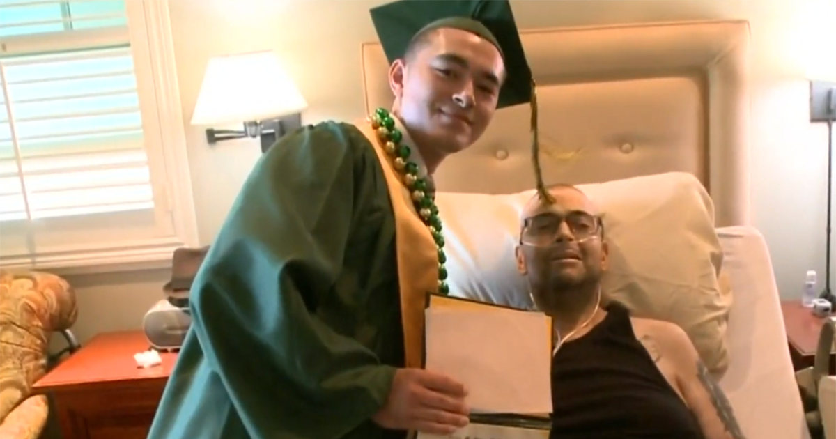 Modesto father battling cancer gets dying wish, watches son graduate ...