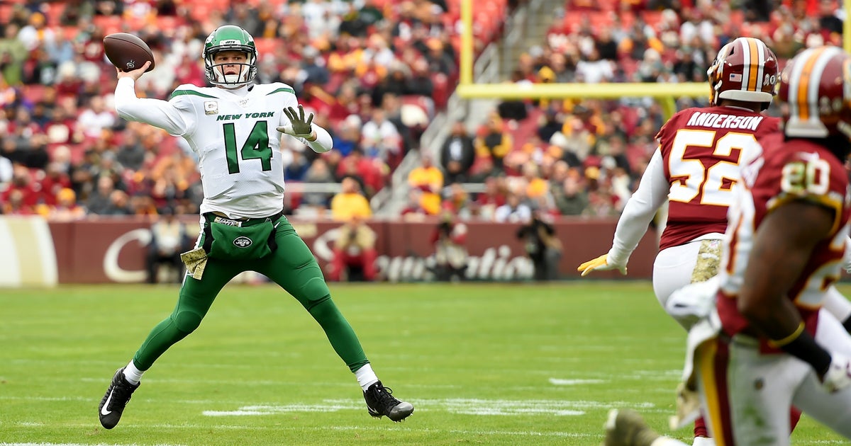 Darnold Throws 4 TDs As Jets Blast Hapless Redskins - CBS New York