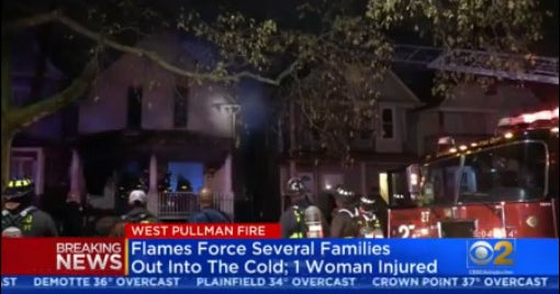 Fire Forces Several Families Into The Cold In West Pullman, 1 Injured ...