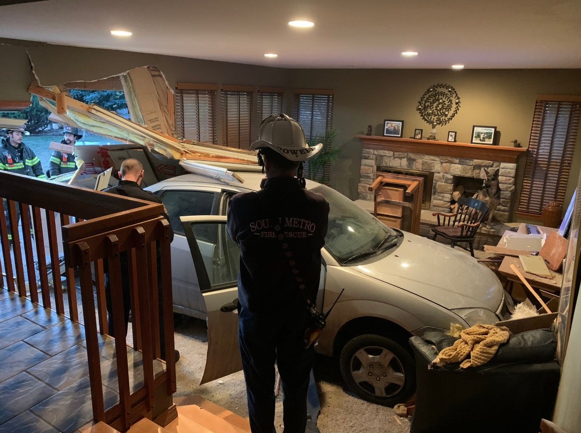 Car Crashes Into Castle Pines Home, Just Feet Away From Homeowner ...