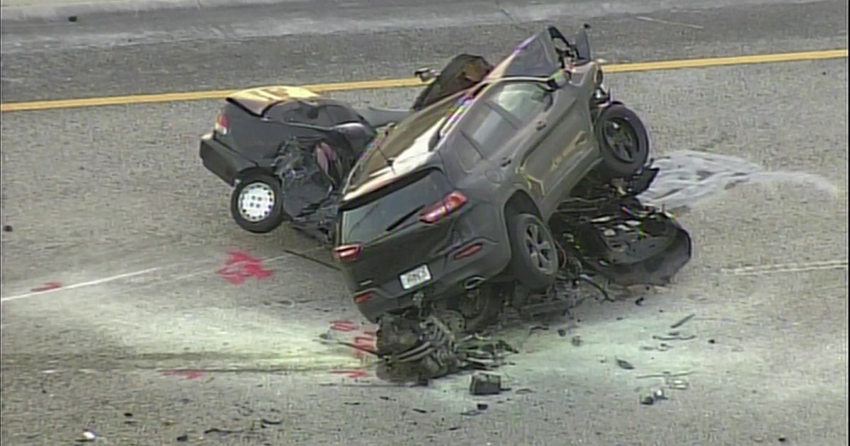 Police ID Driver Killed In Deadly Crash On Davie Boulevard Ramp To I-95 - CBS Miami