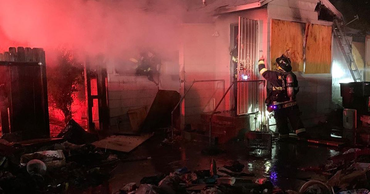 Firefighters Stop Fire At Vacant Modesto Home From Spreading - CBS ...