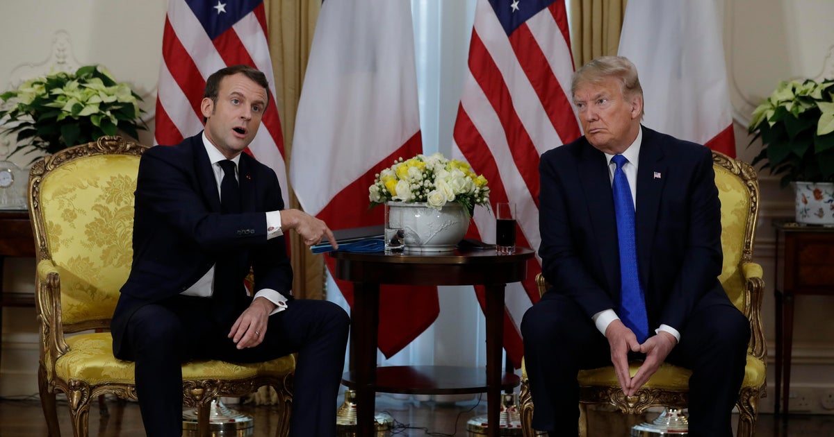 President Trump, Emmanuel Macron press conference: Trump rips French ...