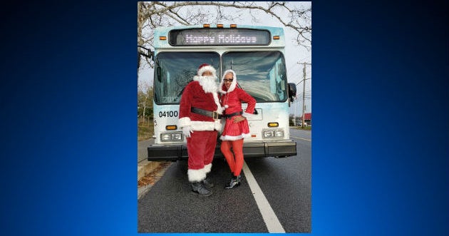 Follow Santa And Mrs. Claus On The Holiday Bus Of Giving - CBS Baltimore