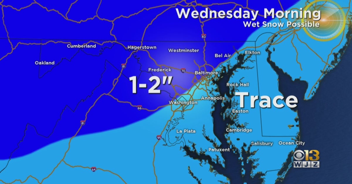 Update: Maryland Weather: Winter Weather Advisory Has Expired - CBS ...