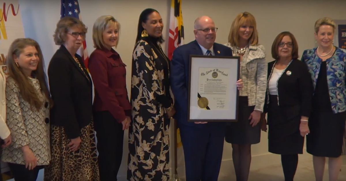 Gov. Hogan Proclaims 2020 As 'Year Of The Woman' In Maryland - CBS ...